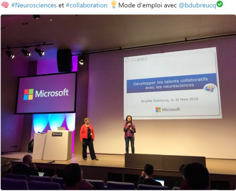 Neurosciences et collaboration - Une conférence chez Microsoft - COHeRenS